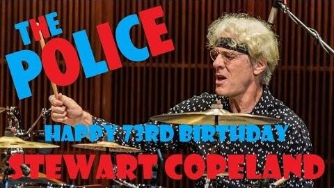 Legendary 'Police' Drummer Stuart Copeland Turns 73 - NewsBreak