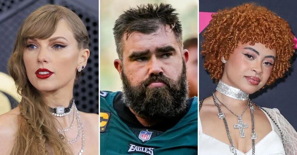WATCH: Taylor Swift Introduces Travis Kelce's Brother Jason to Rapper ...