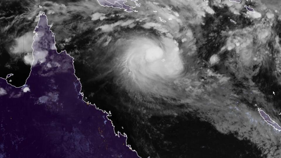 Tropical Cyclone Alfred forms off the coast of Queensland, Australia ...