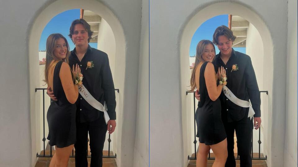 PIC: Julian Sayin’s GF Gabrielle Poses in Stunning White Dress While ...