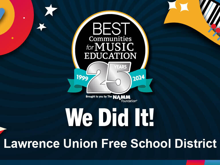 Lawrence school district named Best Community for Music Education