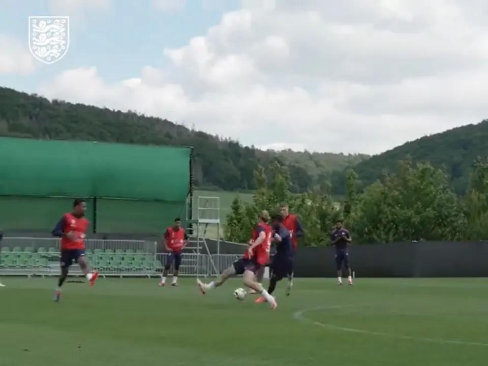 Watch Kobbie Mainoo’s silky solo goal in England training as he ...