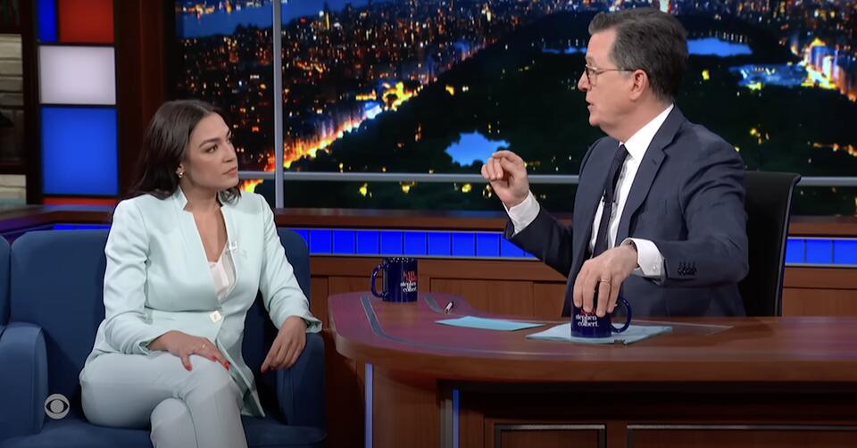 Stephen Colbert Asks AOC If House Republicans Are Spreading ‘Russian ...
