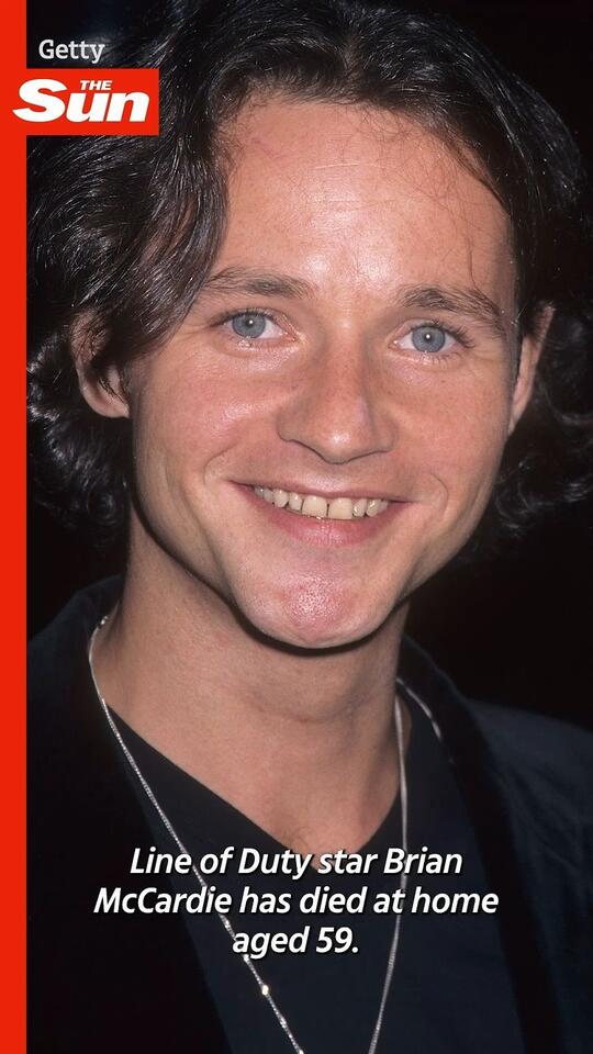 Line of Duty star Brian McCardie has died at home aged just 59 ...
