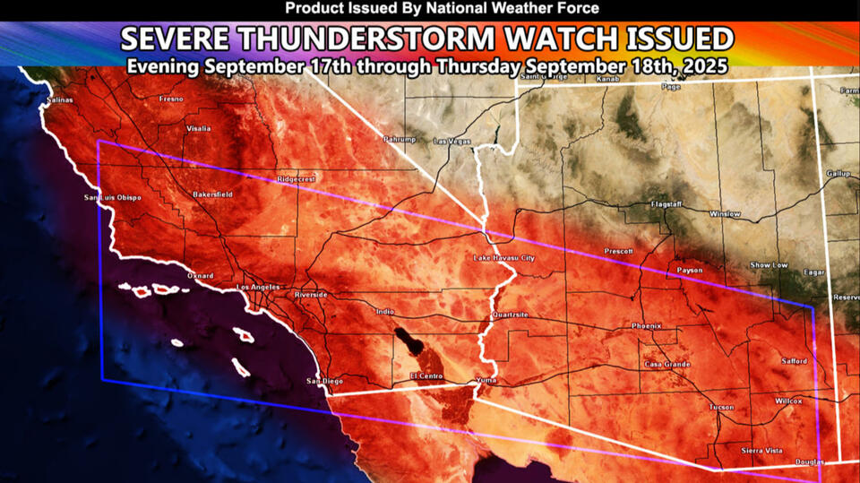 Severe Thunderstorms and Flooding likely For Southern California and ...