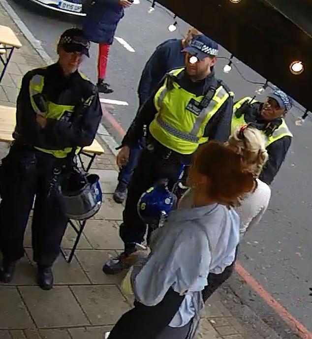 Moment brazen knife-wielding thief grabs woman's £5,000 bike from ...
