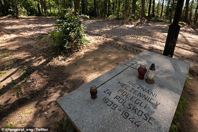 Ashes of 8,000 people who were executed and burned by Nazi soldiers ...