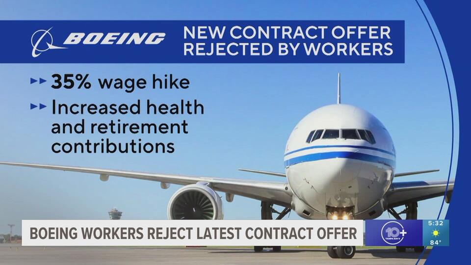 Boeing workers reject latest contract offer - NewsBreak