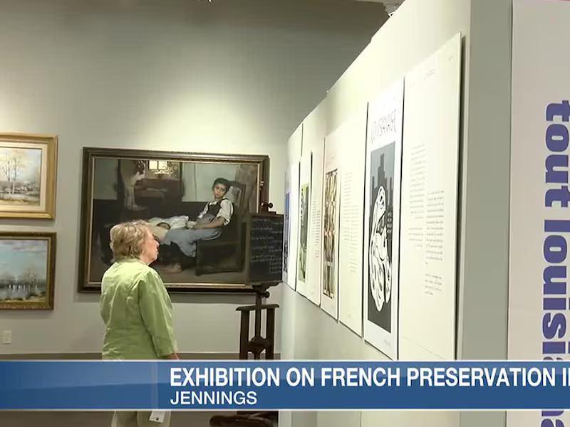 French language exhibit opens in Jennings