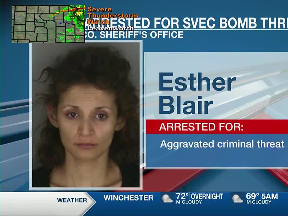 Topeka woman arrested for SVEC bomb threat
