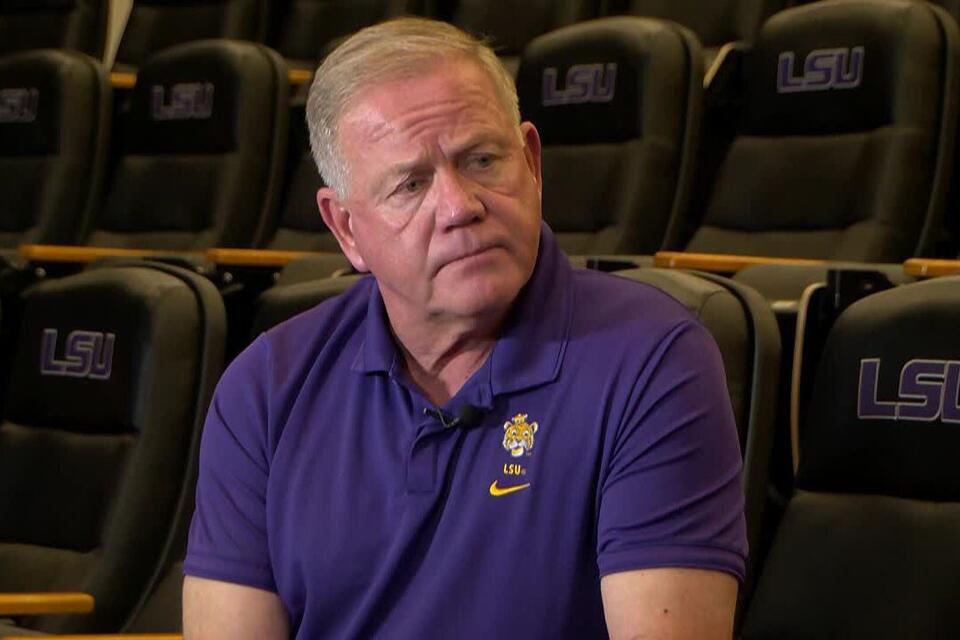 "We're not going to go out and buy players" - Coach Kelly speaks on LSU ...