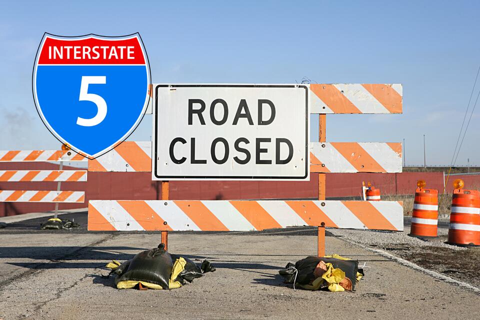 Plan Ahead for I-5 Closures During April Road Work - NewsBreak