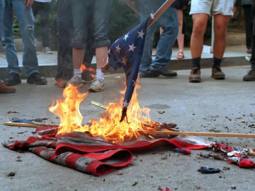 Flag burning has a long history in the U.S. — and legal protections ...