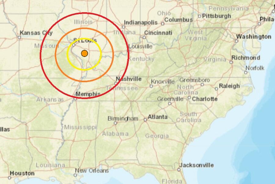USGS Receives Reports of Shaking from Illinois Earthquake - NewsBreak