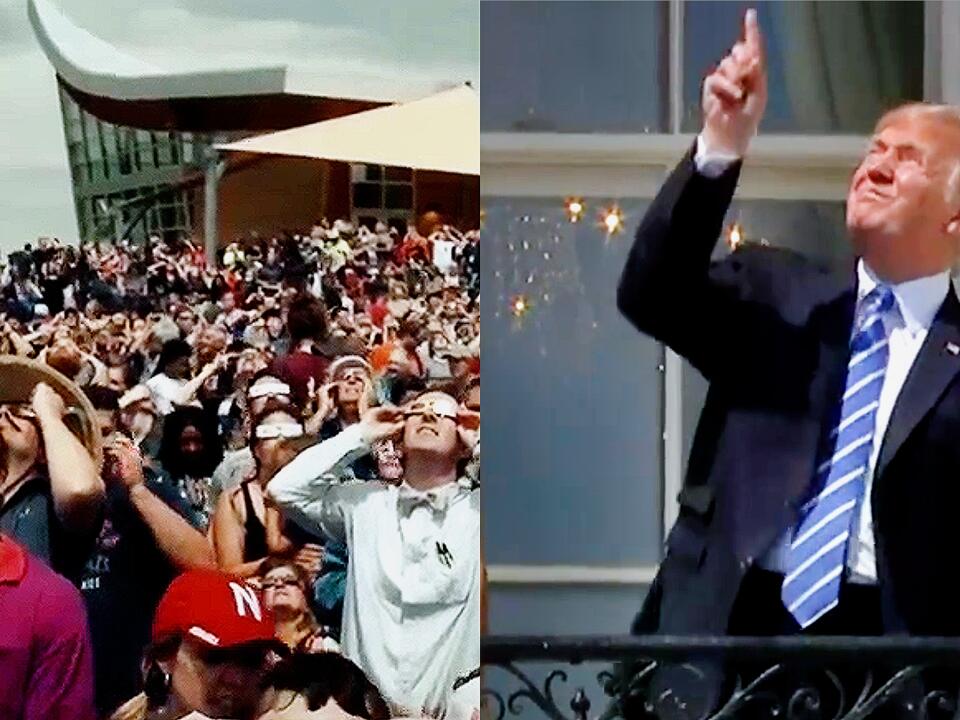 Trump Posts Bonkers Eclipse-Themed Campaign Video – But Does He Stare ...