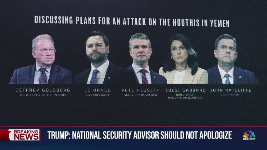 Democrats grill Trump officials over leaked group chat - NewsBreak