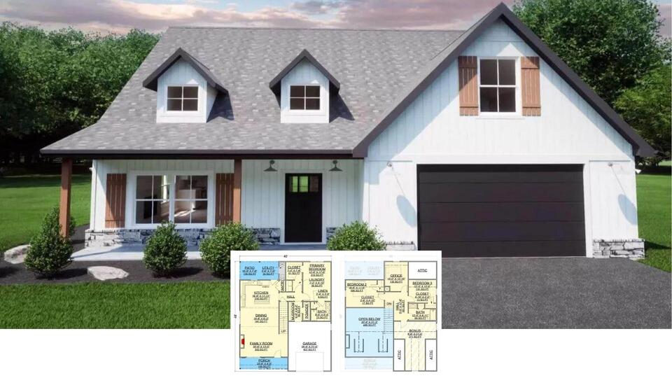 Discover 1,933 Sq. Ft. of Style in This 3 Bedroom Home with Bonus Space ...