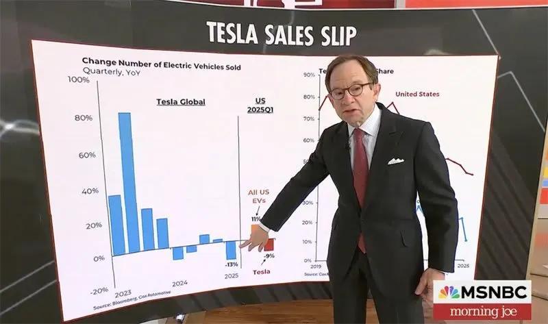 'Tesla tanking': MSNBC financial expert delivers brutal news to Musk ...