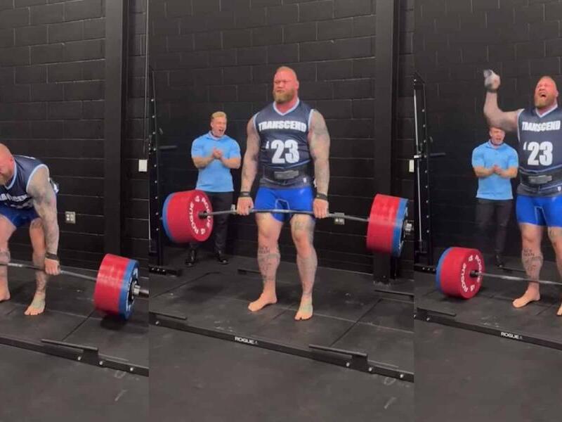 Thor Bjornsson Crushes Massive Deadlift in Prep For 2024 Strongest Man ...