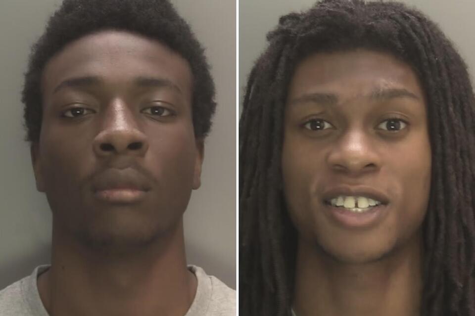 Chilling moment inmate caught grinning seconds before killing prisoner ...
