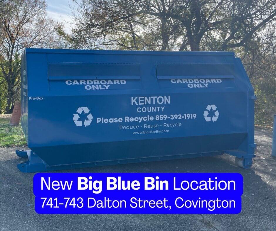 Kenton County adds new ‘Big Blue Bin’ cardboard recycling location in ...
