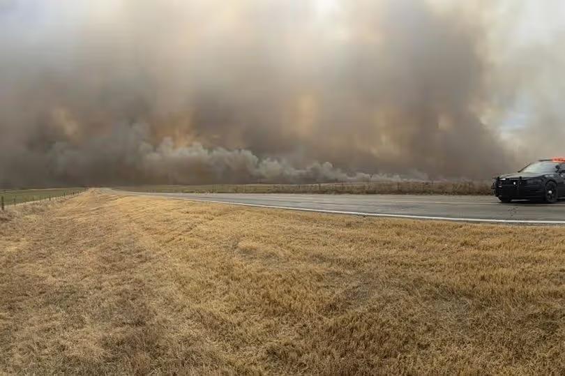 Urgent evacuations begin as Oklahoma wildfire burns across 15,000 acres ...