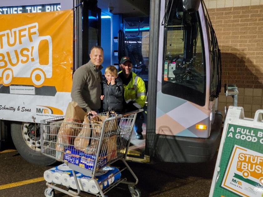 Minnesota Valley Transit Authority and Schmitty & Sons Stuff the Bus ...