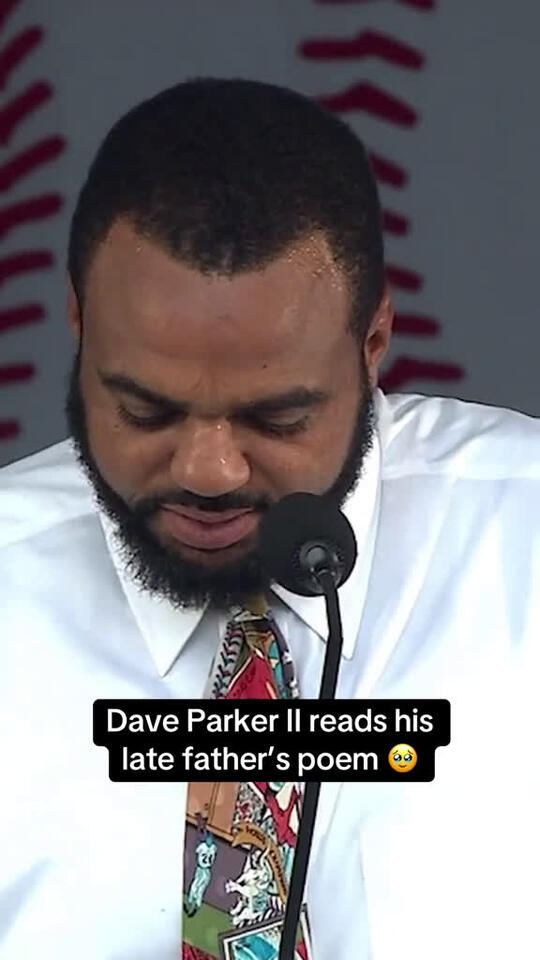 Dave Parker wrote this poem for his National Baseball Hall of Fame ...