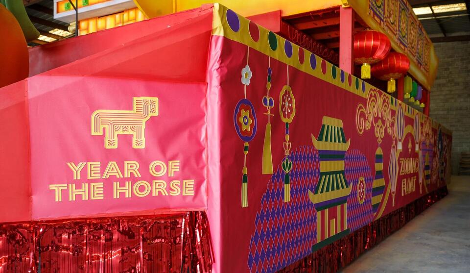 New float celebrates Asian zodiac in Metairie parade on Mardi Gras and ...