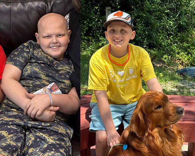 Friendship Blooms Between Two Local Boys Battling Cancer - NewsBreak