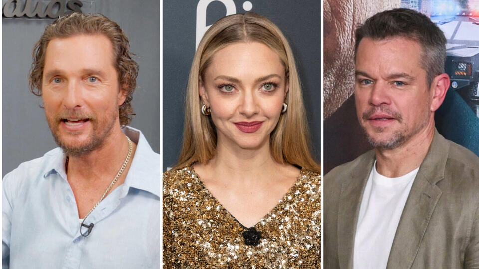 Matthew McConaughey, Amanda Seyfried, Matt Damon and More A-List Stars ...
