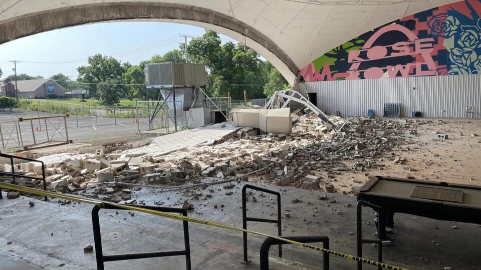 Rose Bowl wall collapses due to storm damage - NewsBreak