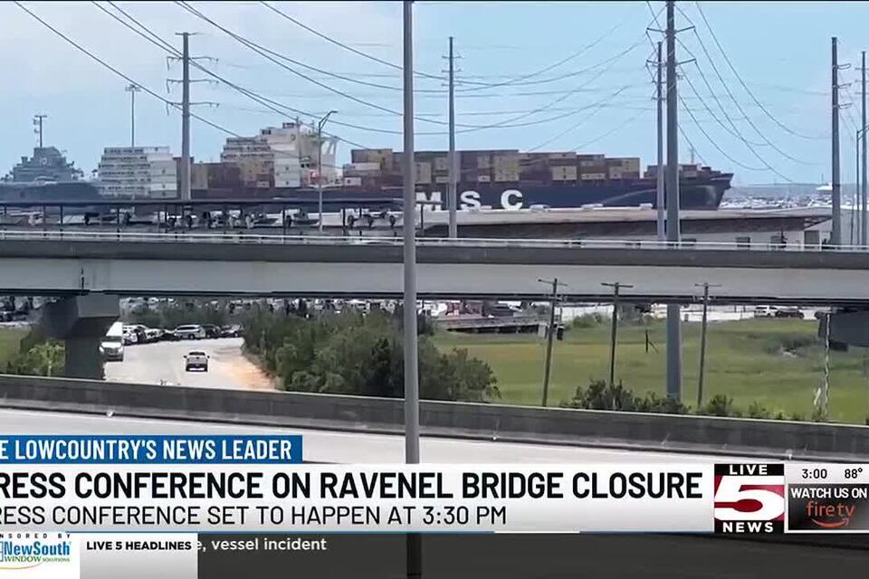 VIDEO: Authorities to hold news conference on Ravenel Bridge closure ...