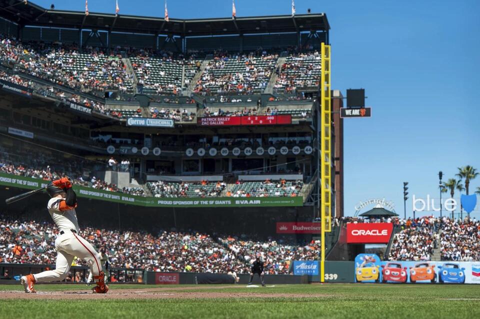 Patrick Bailey's 4-hit day, 2-run homer into McCovey Cove lift Giants ...