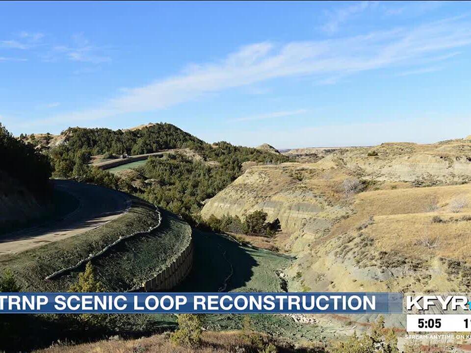 Reconstruction of Theodore Roosevelt scenic loop nearing completion