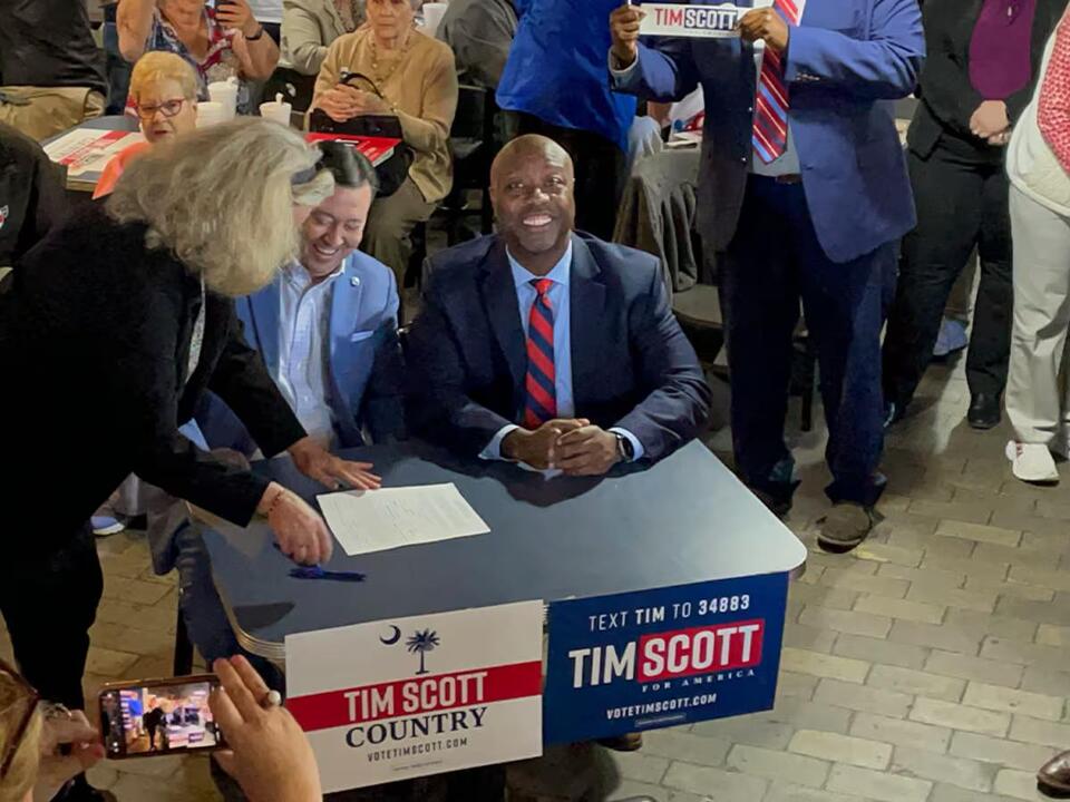 South Carolina Senator Tim Scott is accepting fall 2024 internships