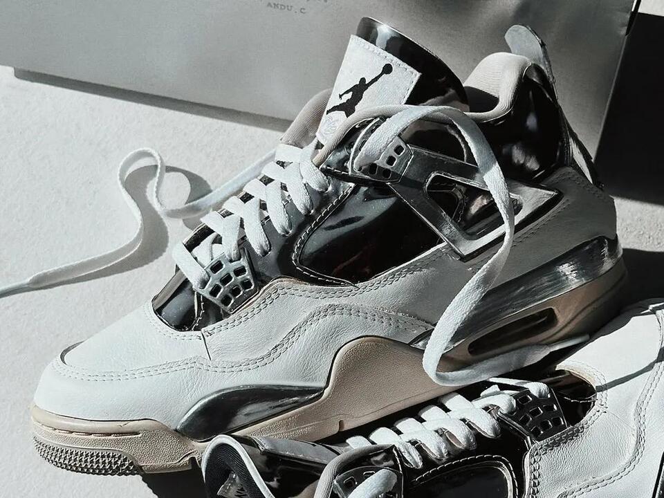 J Balvin Wears Custom Air Jordan 4 Inspired By Rayo Album Cover