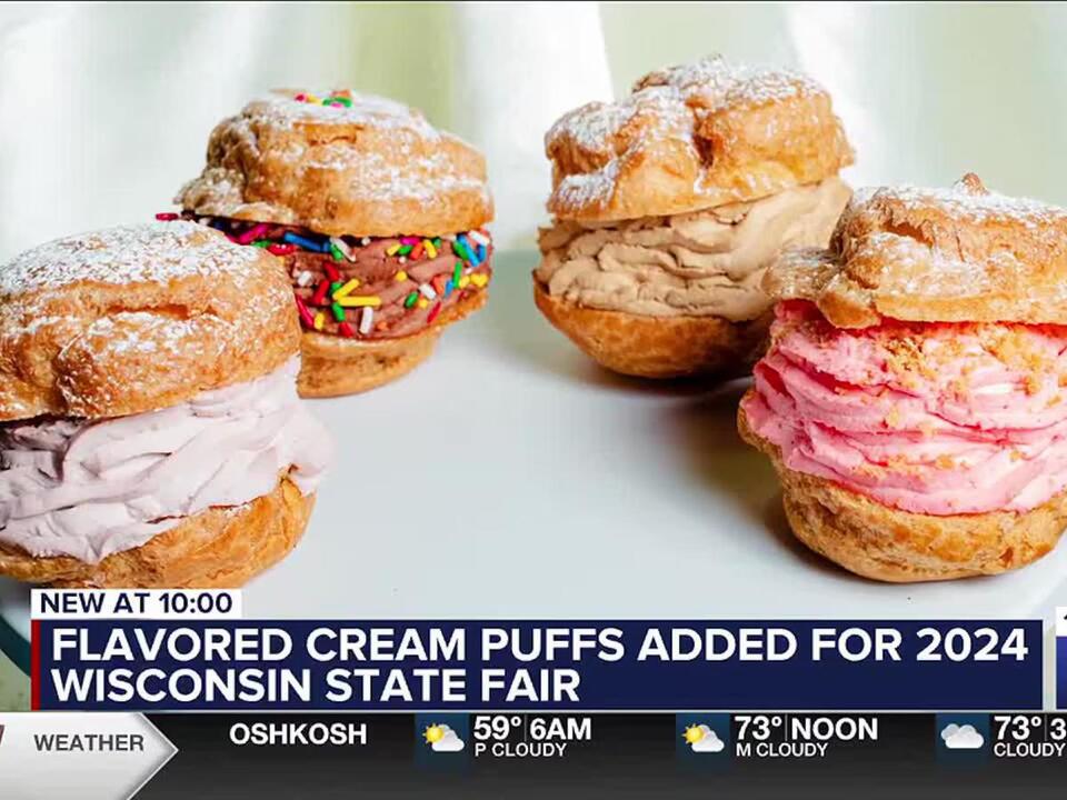 Wisconsin State Fair will have flavored cream puffs for the first time ...