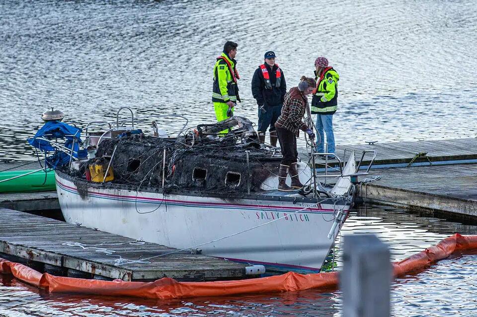 Fire devastating for owner of boat lost in Bujacich Dock blaze - NewsBreak