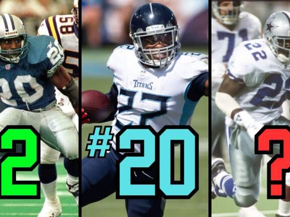 The Top 25 Running Backs in NFL History