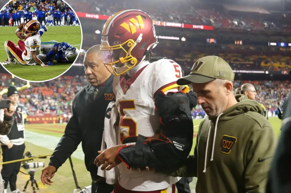 Commanders QB Jayden Daniels’ injury timeline revealed following ...