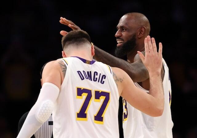 Lakers News: Luka Doncic & LeBron James Top Five In Jersey Sales For ...