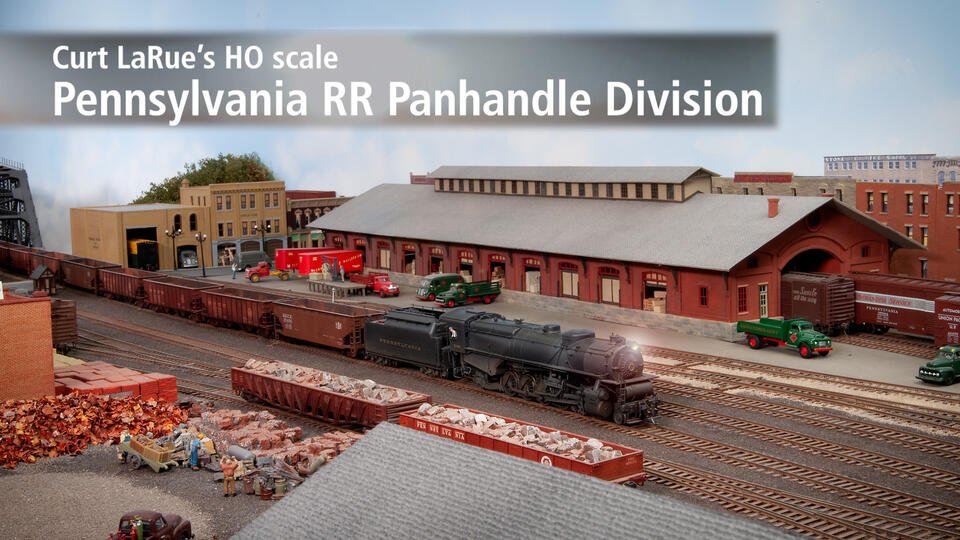Curt LaRue's PRR Panhandle Division in HO scale - NewsBreak