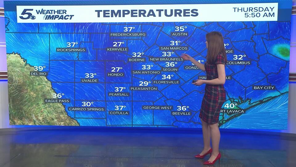 Chilly Thursday morning | KENS 5 Weather Impact Forecast - NewsBreak