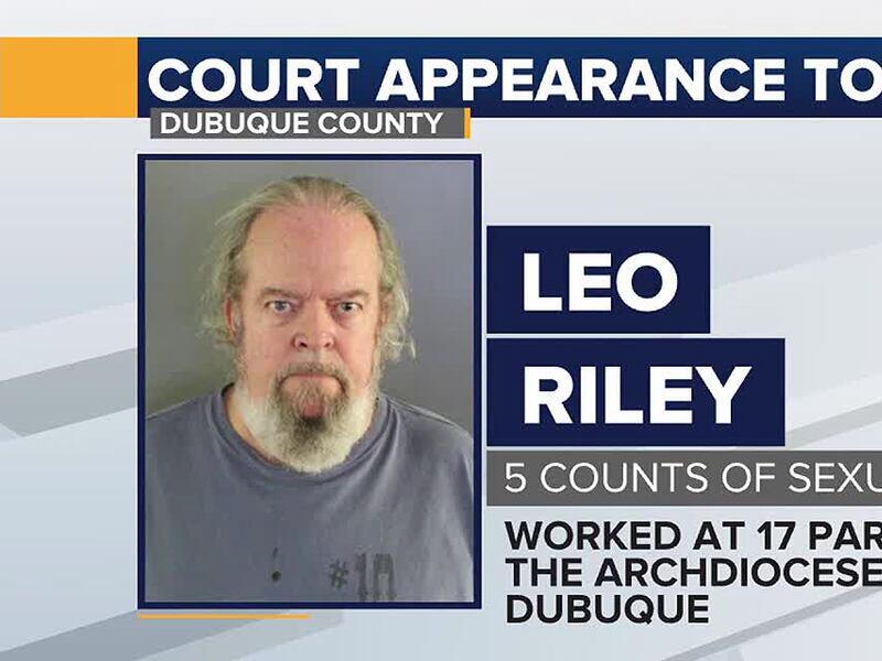 Father Leo Riley is scheduled to appear in court on Monday