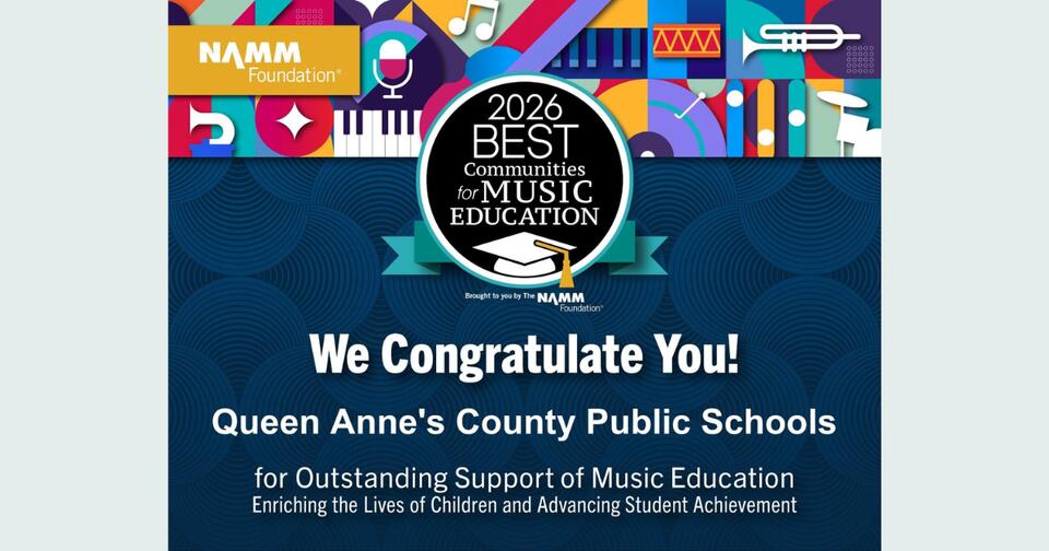 🎵 QACPS Wins National Music Education Award for 3rd Year - NewsBreak