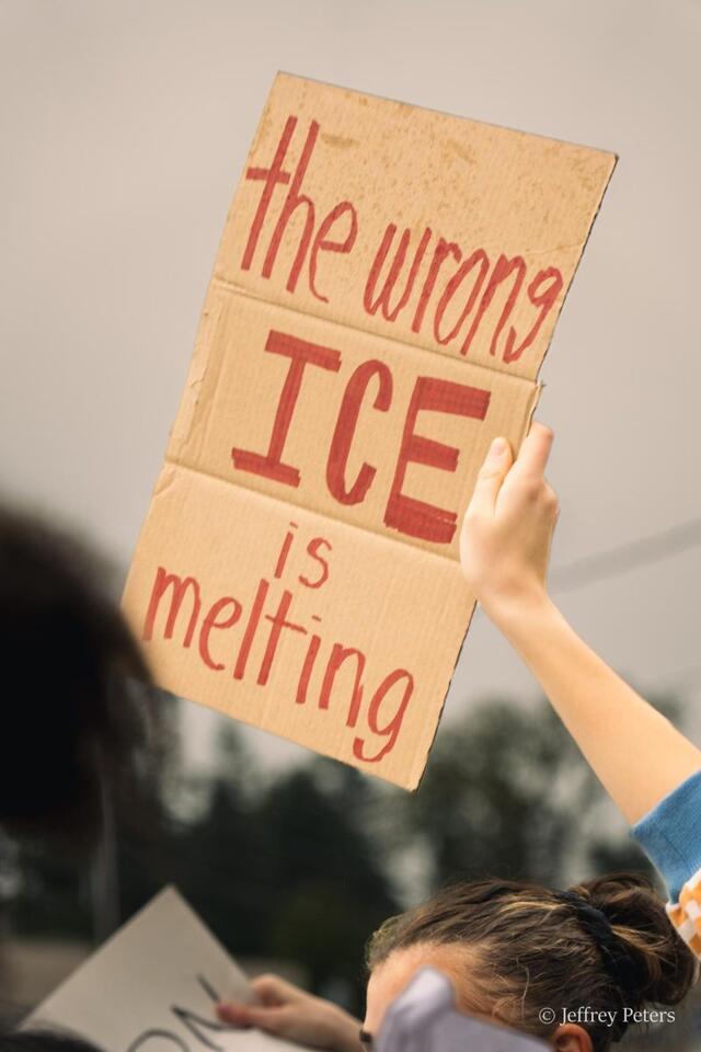 Students walk out to protest ICE actions - NewsBreak