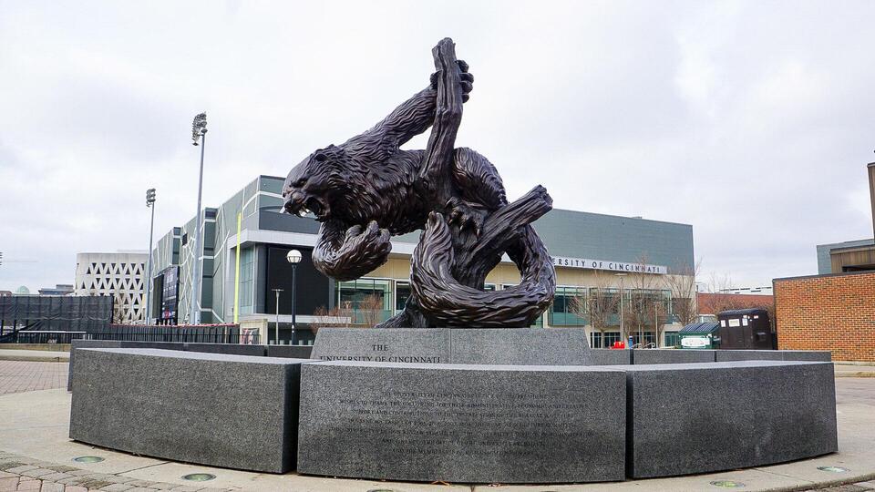 Bearcat statue to remain in place through graduation - NewsBreak