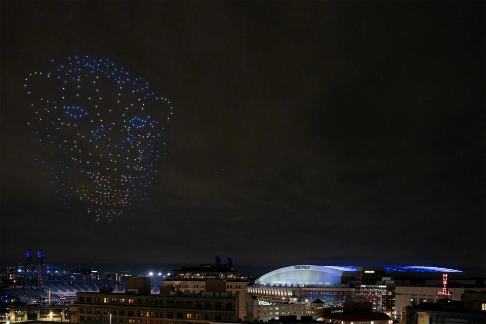 From drone show to 'Jared Goff' chants all over Michigan, Lions hype ...