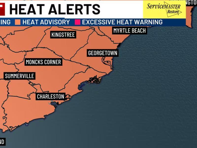 FIRST ALERT: Heat Advisory issued for entire Lowcountry on Sunday